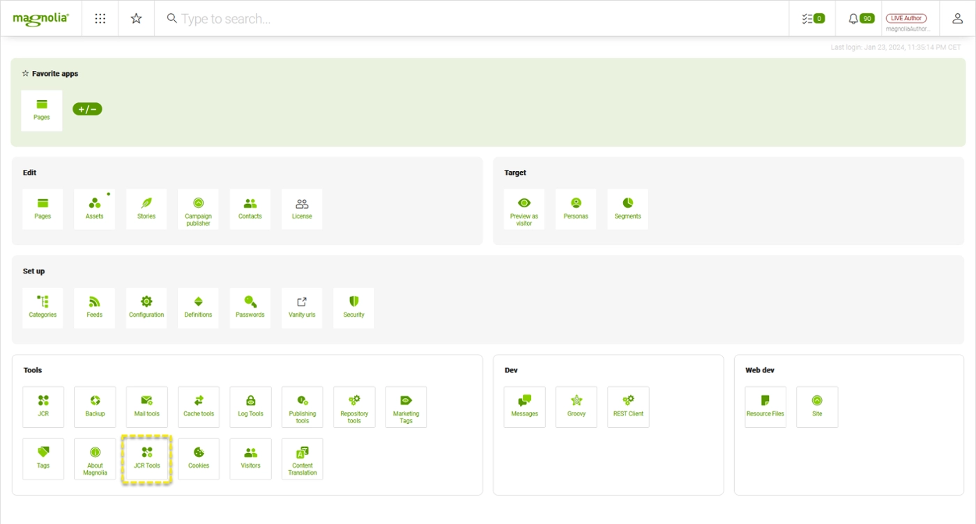JCR Query Tools GUI JCR Query Tools GUI